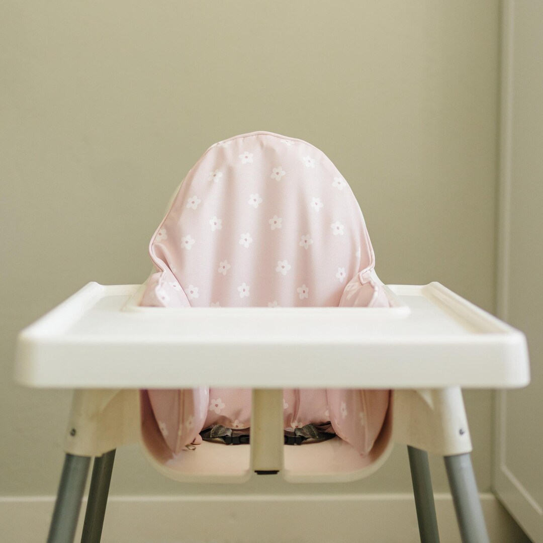 Ditsy Pink Flowers Cushion Cover for IKEA Antilop Highchair - High ...
