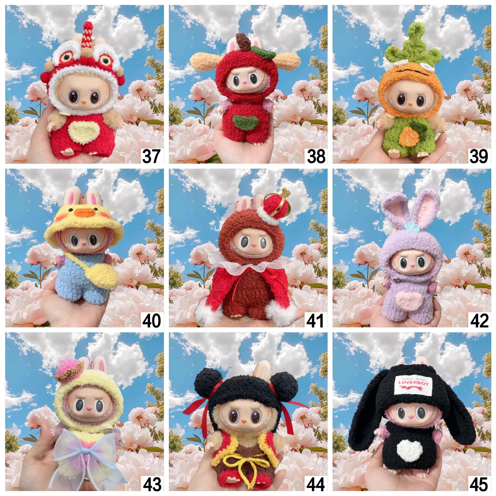 Crochet Labubu Clothes Labubu Outfit Labubu Costume - Etsy