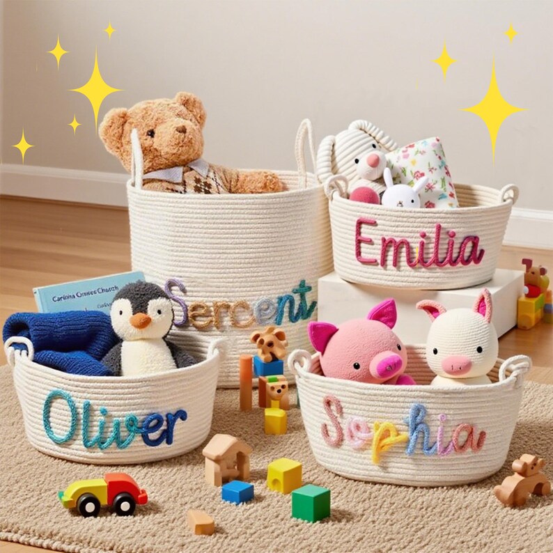 Custom Handmade With Name Personalized Handmade Basket Personalized ...