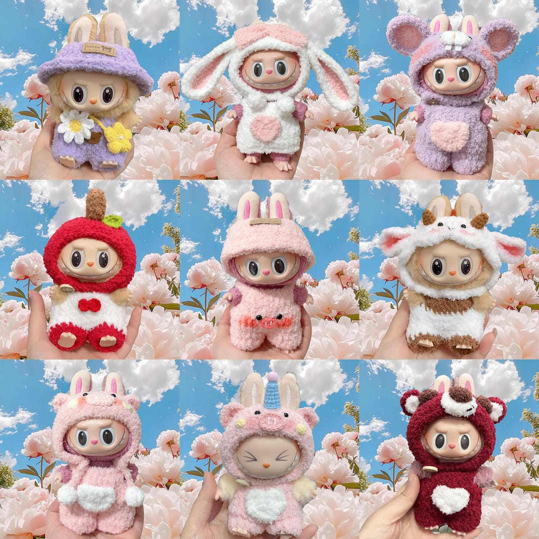 Crochet Labubu Clothes Labubu Outfit Labubu Costume - Etsy
