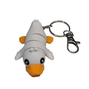 Cute Flexi Duck Fidget Toy - 3D Printed Stress Ball & Desk Decor ...