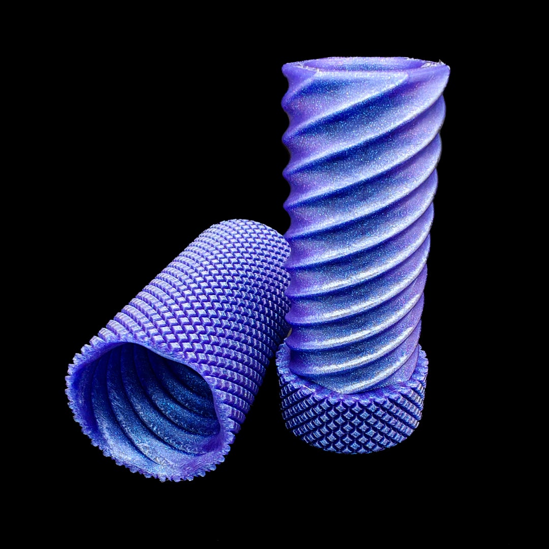 3D Printed Knurled Twist Container: Fidget Desk Toy - Etsy