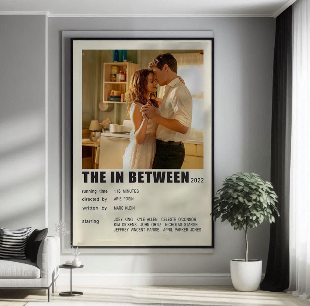 The in Between 2022 Movie Poster Canvas Poster Minimalist Poster Art ...