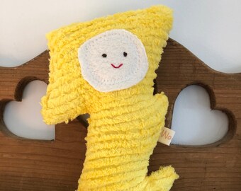 Plush Lightning Bolt - Etsy