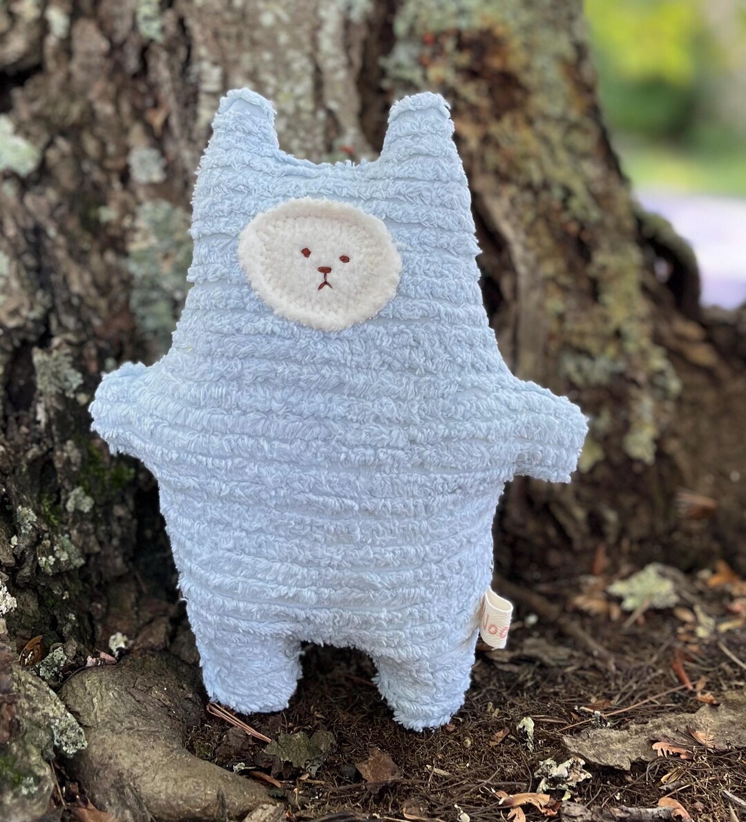 Eco Kids Toy Soft Teddy Bear Cat Bearcat Plush Natural Eco-friendly ...