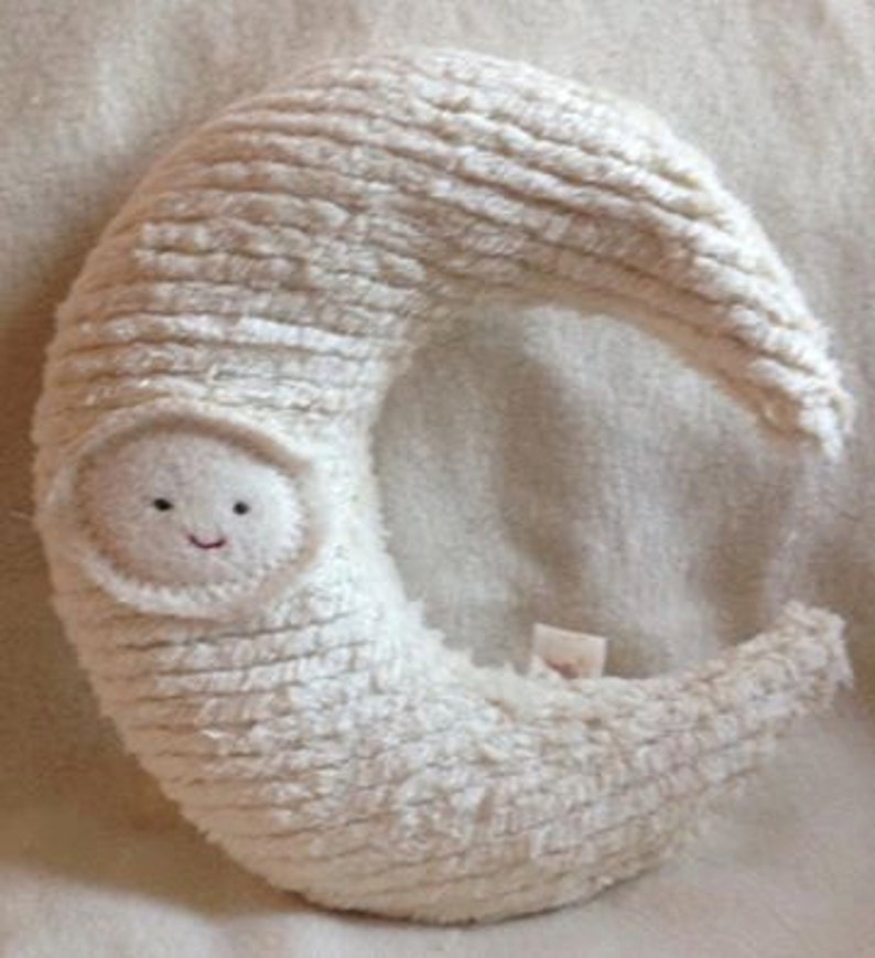 Plush Moon Pillow Toy Baby Child Eco Friendly Crescent Moon - Etsy