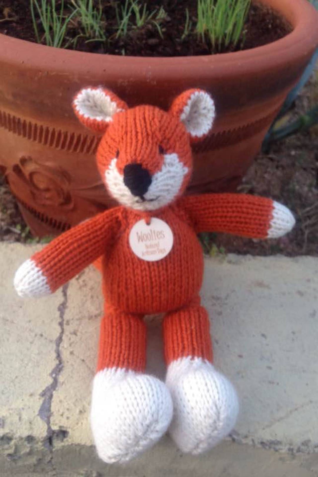 Fox Stuffed Animal, Woodland Fox, All Natural, Eco-friendly Natural Toy ...