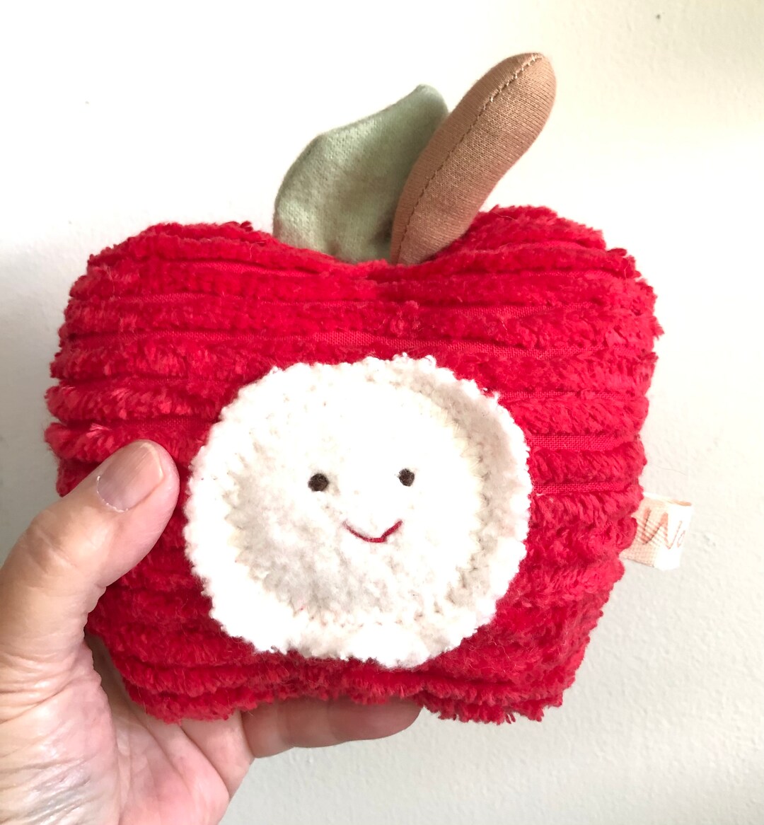 Stuffed Animal, Apple Toy, Fruit, Natural Eco Kids Baby Gift Child ...