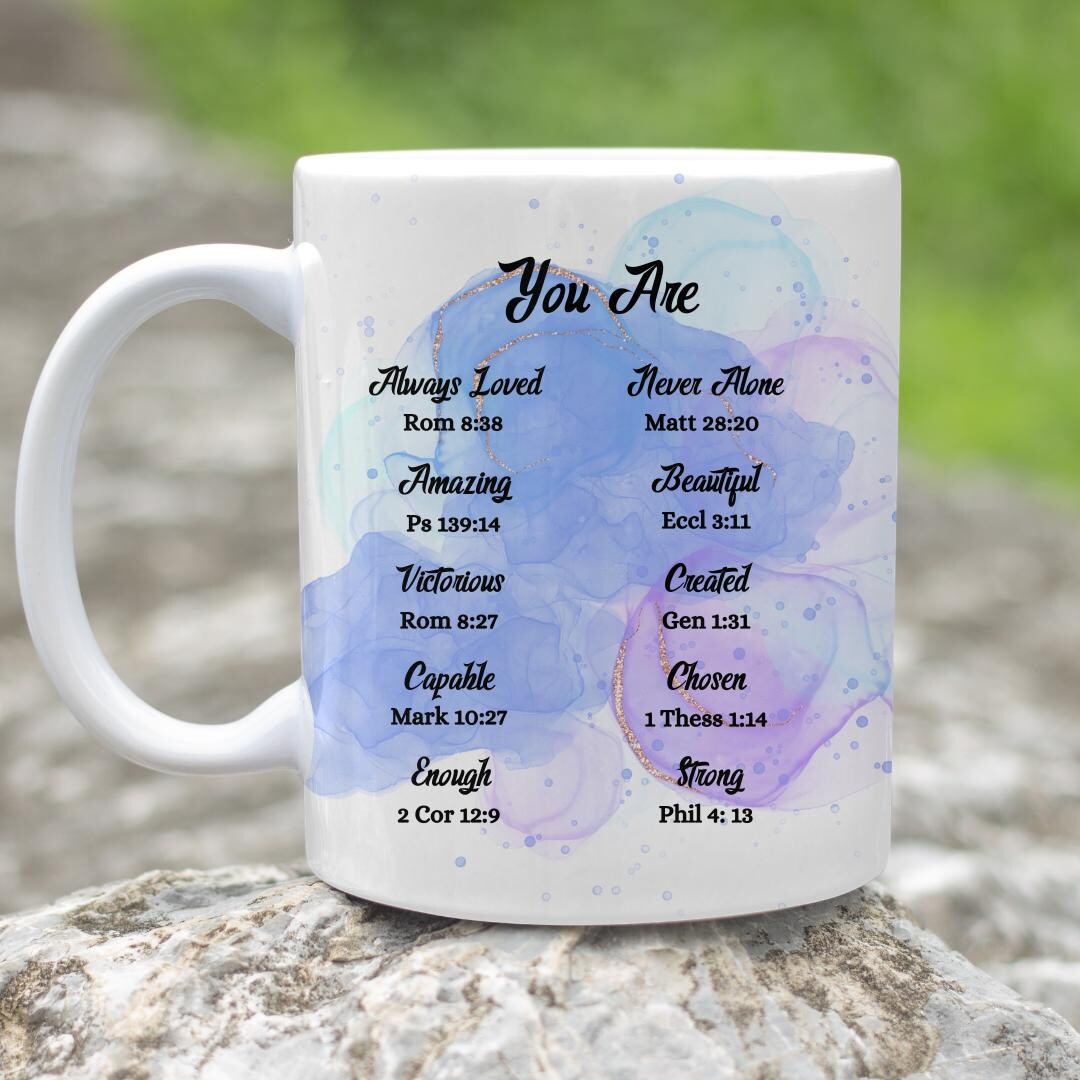 Personalized Christian Mug, Bible Verses Mug, Religious Coffee Cup ...