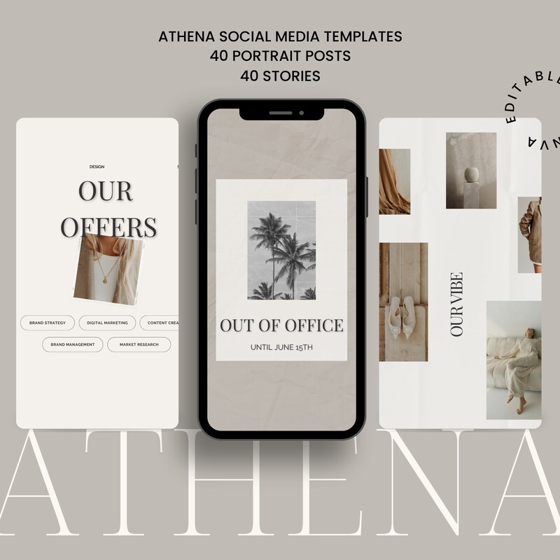 Modern Instagram Template - Etsy