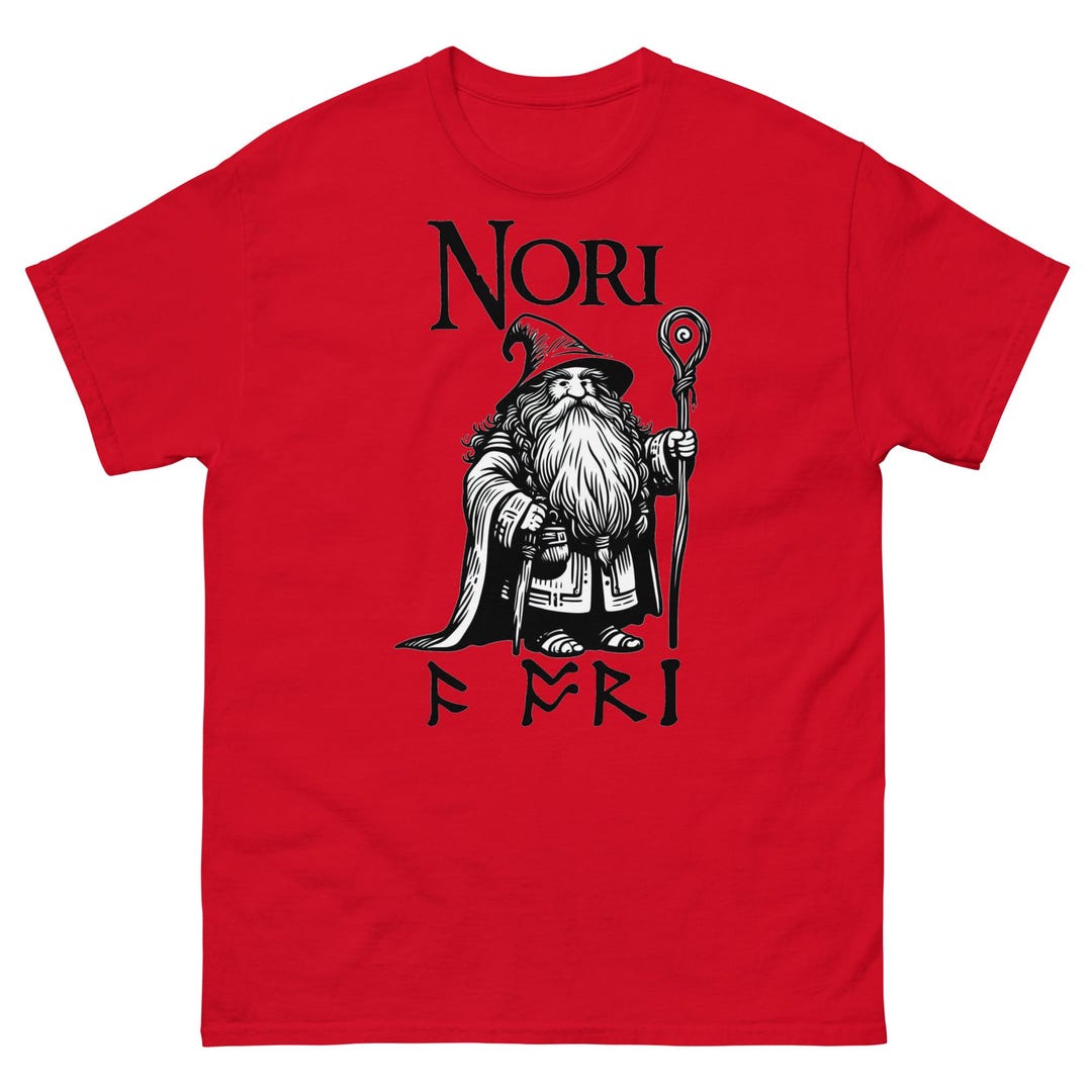 Nori, A Dwarf From the Hobbit. T-shirt Design Inspired by the Works of ...