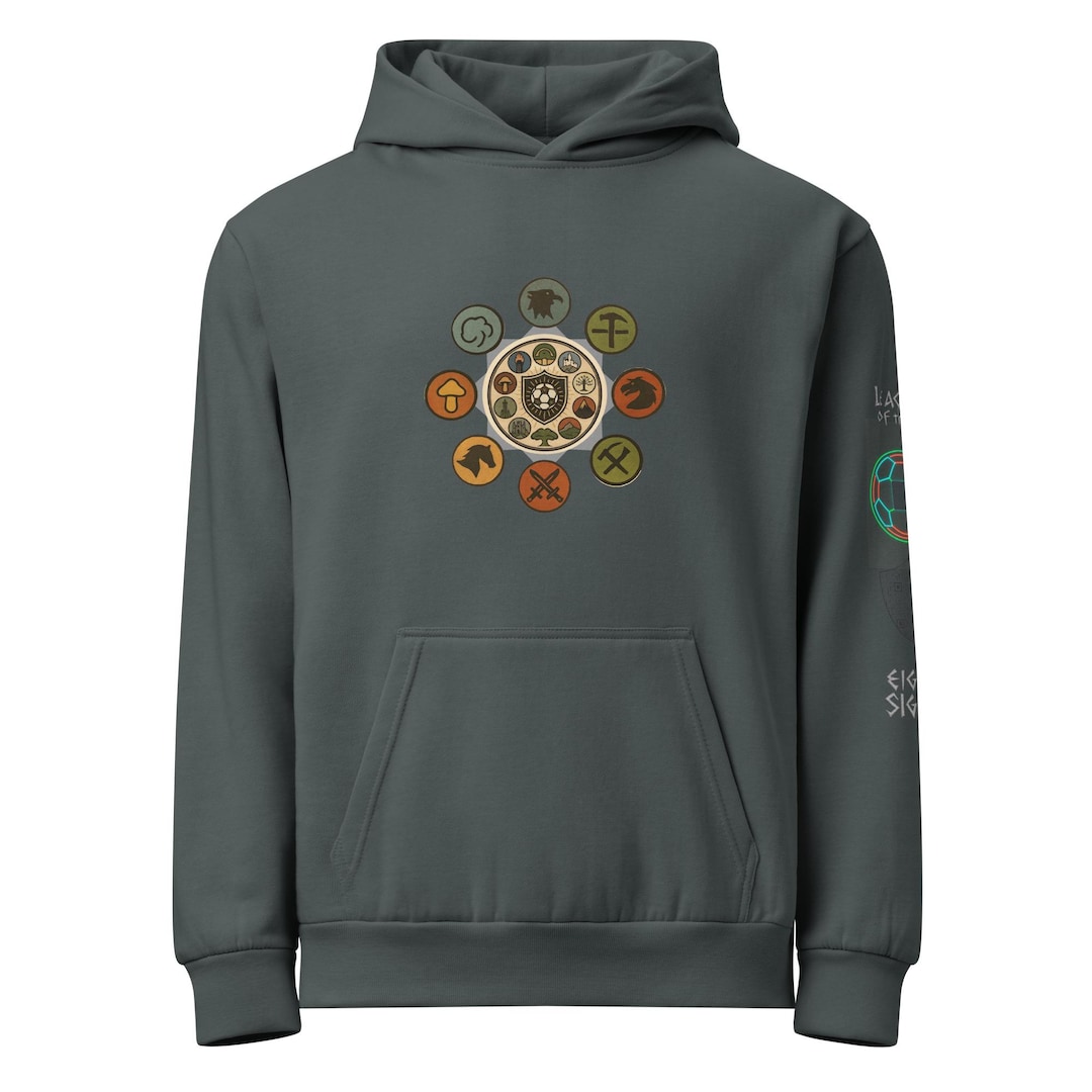 League of the Eight Sigils – Fantasy Football Crest Unisex Middle-earth ...