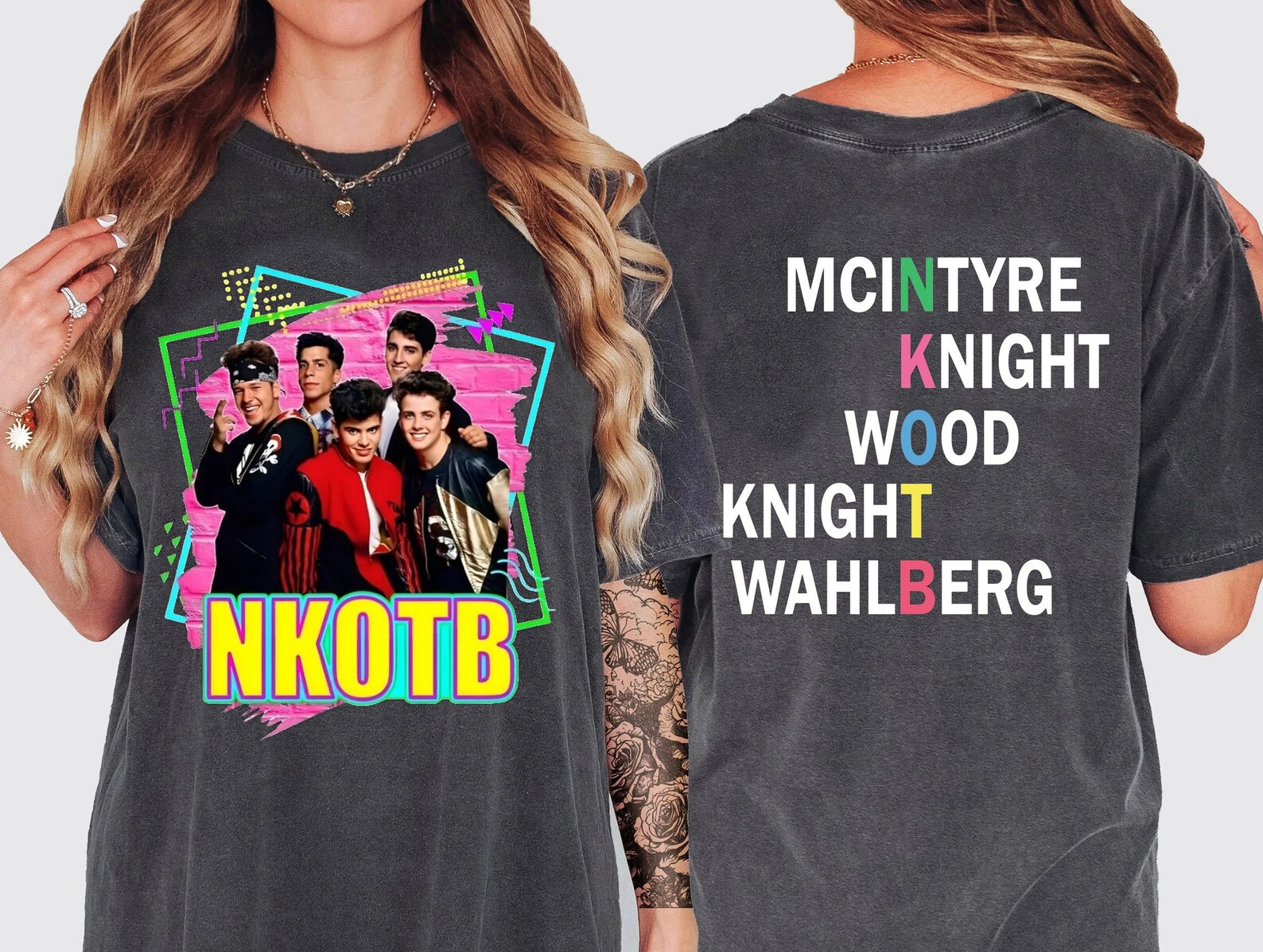 NKOTB Comfort Colors Shirt, New Kids on the Block T-shirt, Rock Concert ...