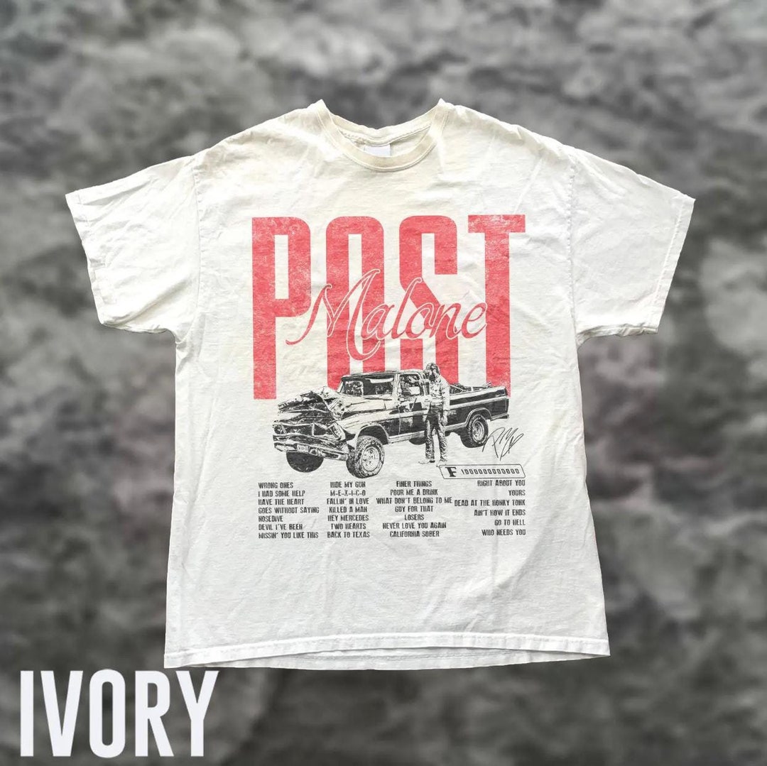 Comfort Colors Post Malone Shirt, Malone Rap Music Shirt, Post Malone ...