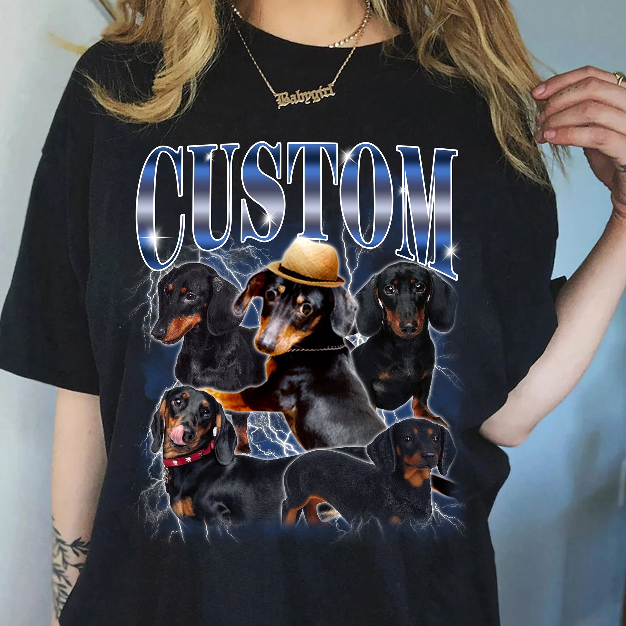 Comfort Colors Custom Dog Bootleg Shirt, Custom Pet Shirt, Custom Dog ...