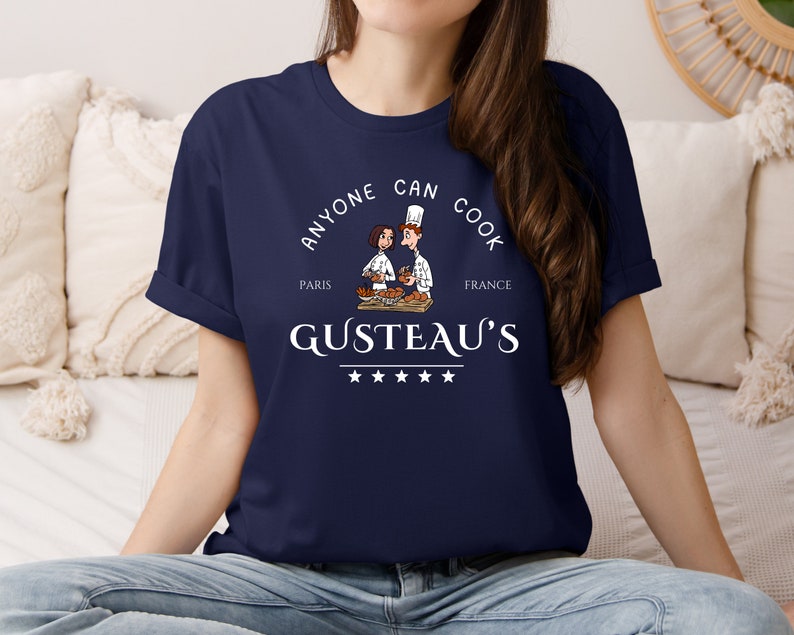 Personalized Anyone Can Cook Shirt, Ratatouille Characters Shirt, Chef ...