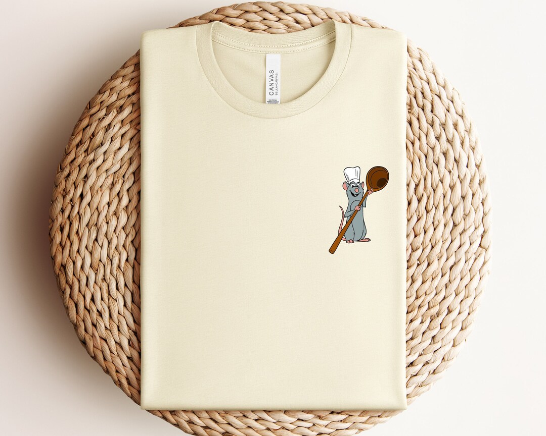 Ratatouille Minimal Shirt, Pocket Size Remy Mouse Shirt, Anyone Can ...