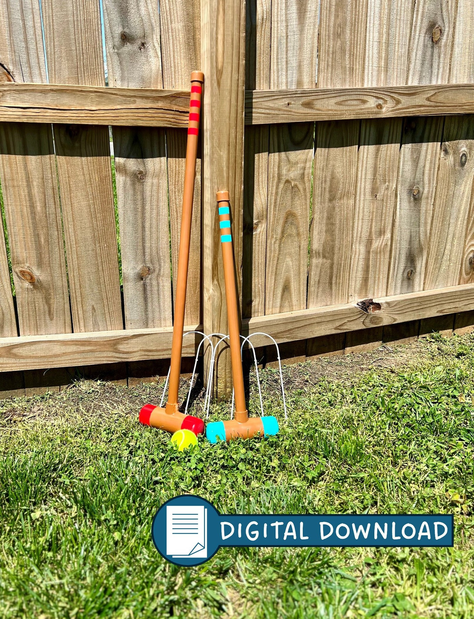 DIY Family Backyard Golf / Croquet Set - Etsy