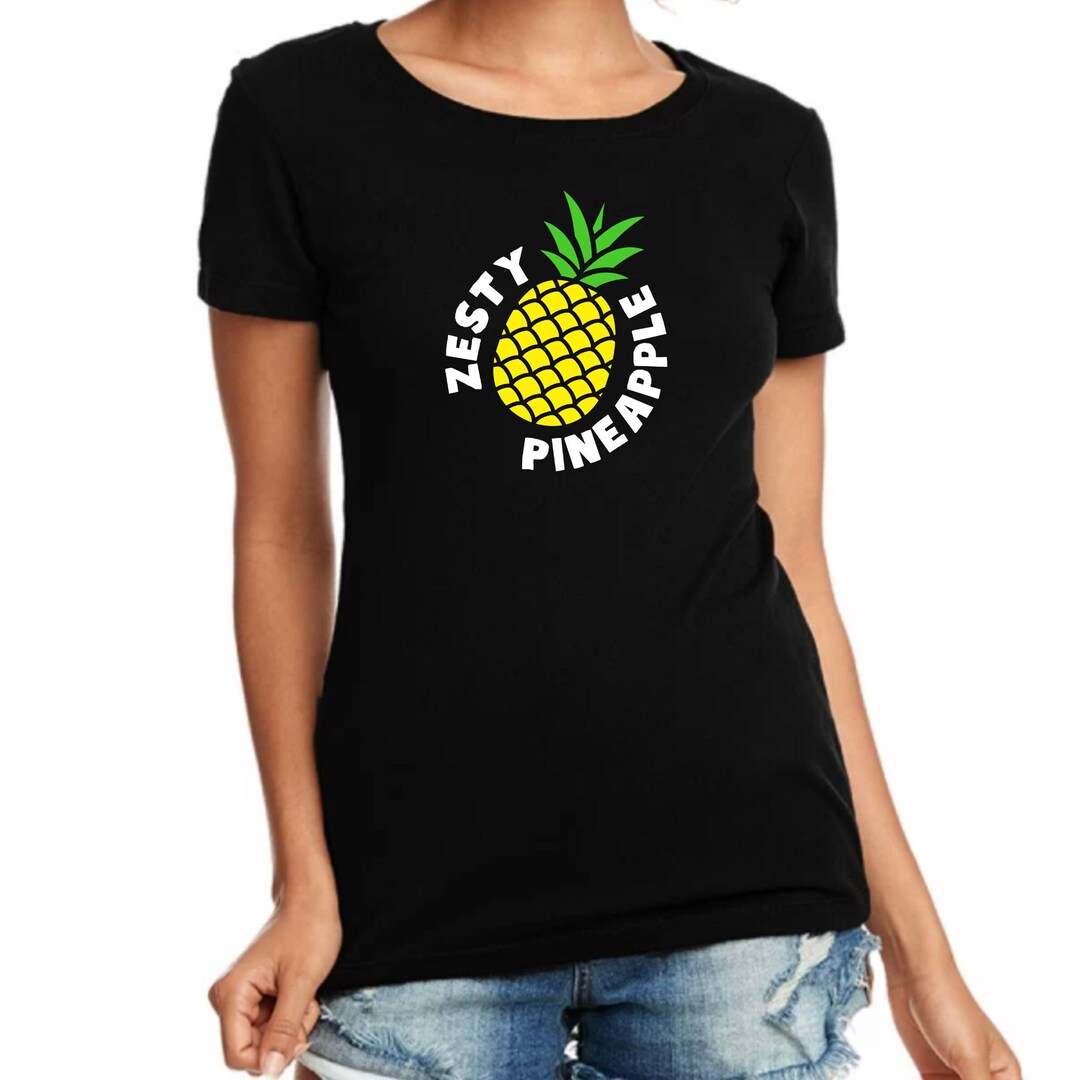 Zesty Pineapple Classic Logo Women's Tailored Premium Tee - Etsy