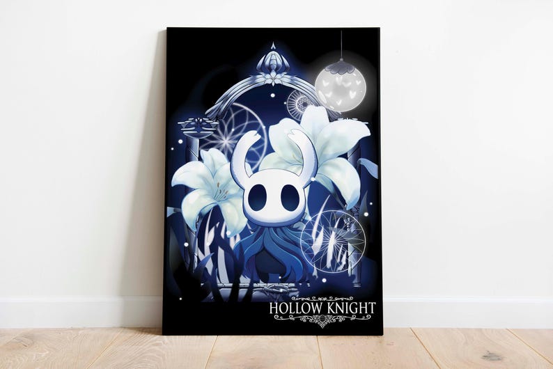 Hollow Knight Poster | Game Poster | Game Print | Gaming Decor | Gaming ...