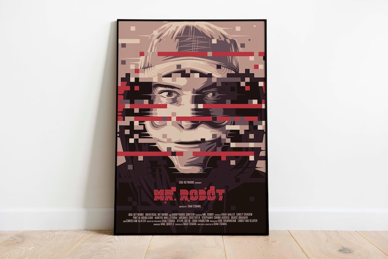Mr. Robot Tv Series Poster | Style Home Decor | Tv Series Wall Art ...