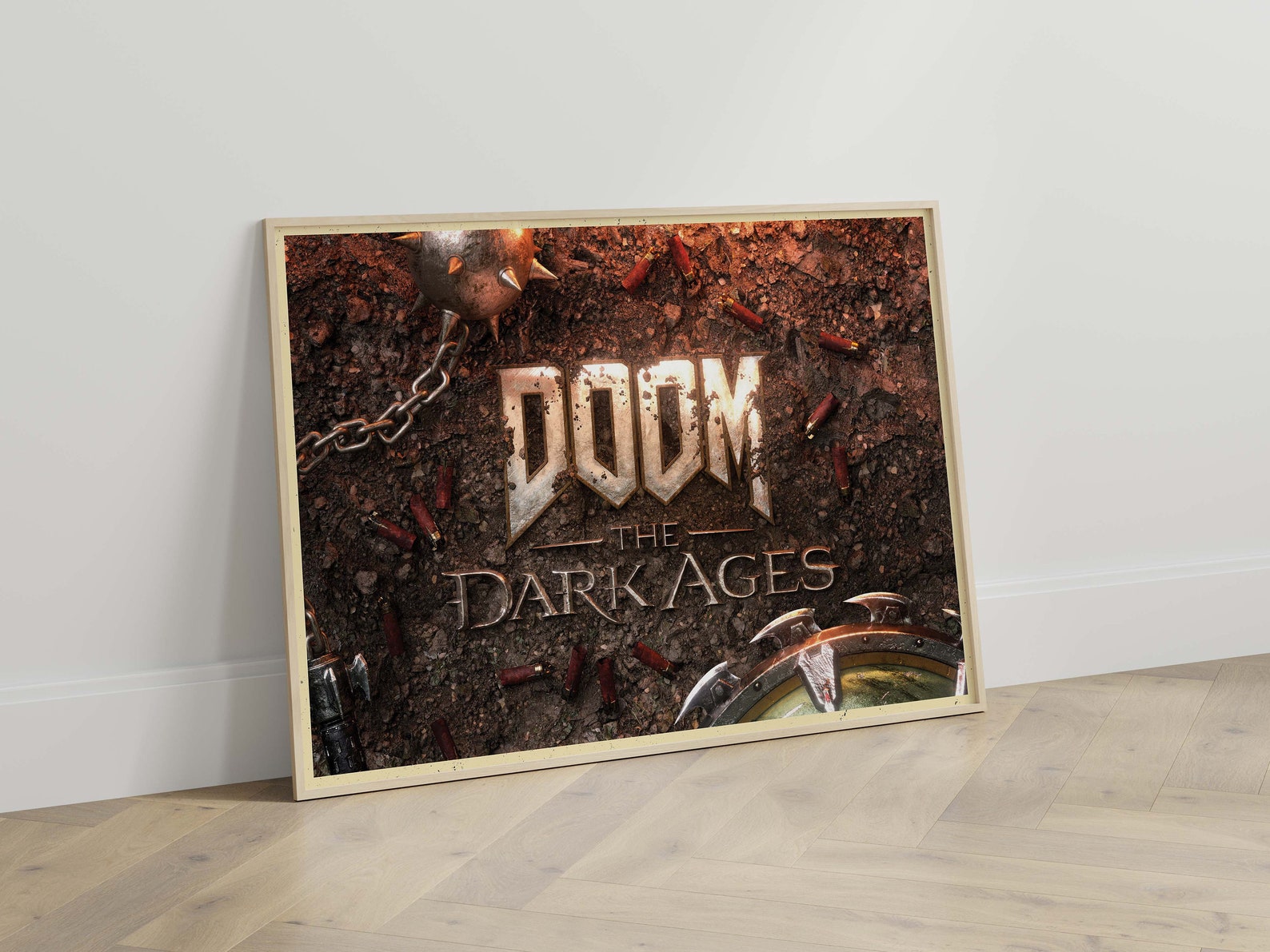 Doom Poster Video Game Art Gaming Room Decor Printable Custom Gift ...