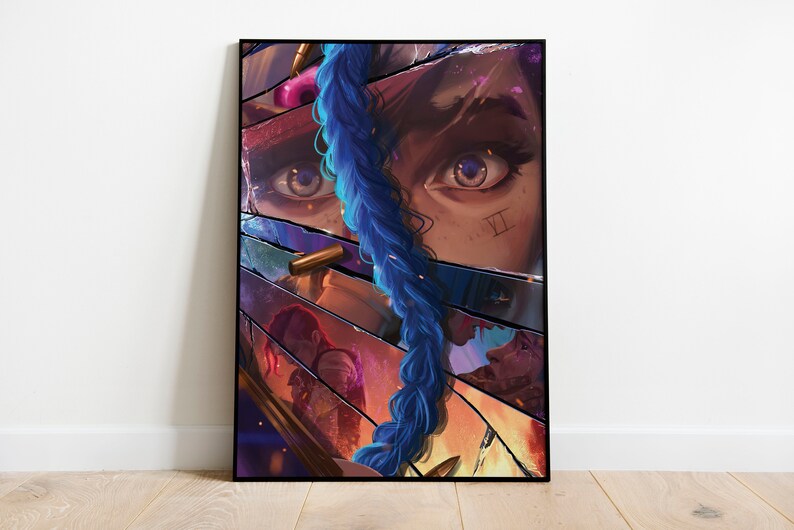 Arcane Jinx Wall Art Gaming Gifts Decor Art Wall Decor Jinx Wall Art ...