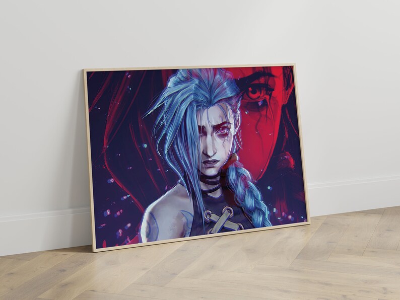 Arcane Jinx Wall Art Gaming Gifts Decor Art Wall Decor Jinx Wall Art ...