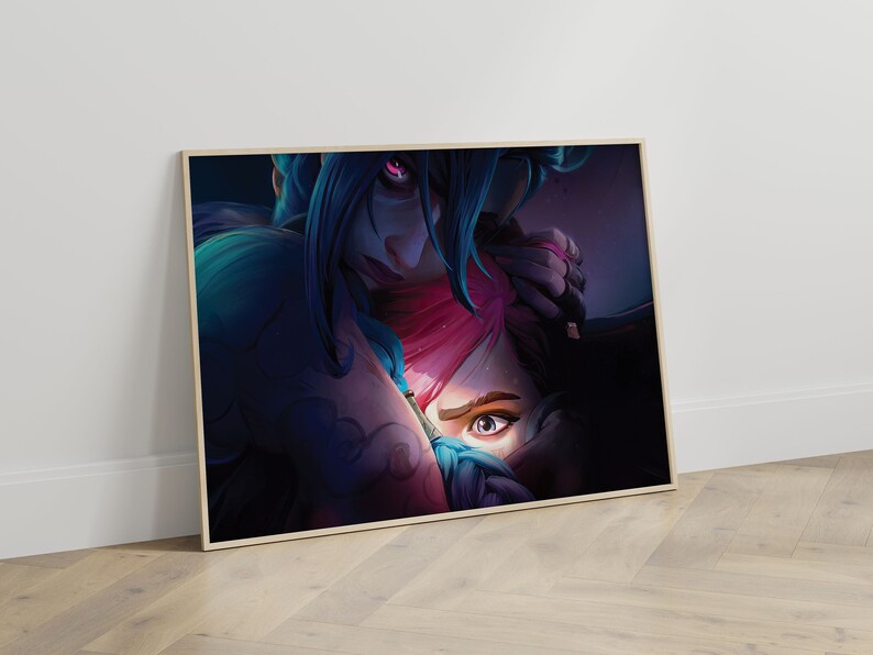 Arcane Jinx Wall Art Gaming Gifts Decor Art Wall Decor Jinx Wall Art ...