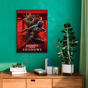Assassin's Creed Shadow Poster Game Room Decor Birthday Gift Idea Wall ...