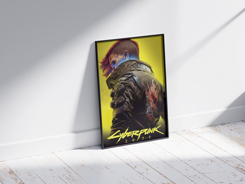 Cyberpunk Poster Gaming Posters Video Games Posters Gaming Decor Gaming ...