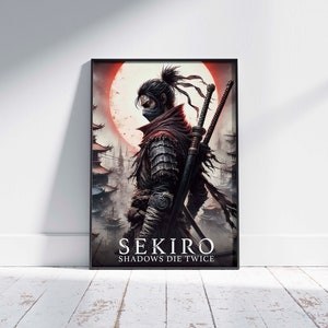 Sekiro Shadows Die Twice Poster | Game Room Decor | Wall Decor ...