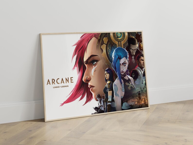 Arcane Jinx Wall Art Gaming Gifts Decor Art Wall Decor Jinx Wall Art ...