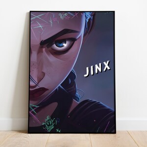 Arcane Jinx Wall Art Gaming Gifts Decor Art Wall Decor Jinx Wall Art ...