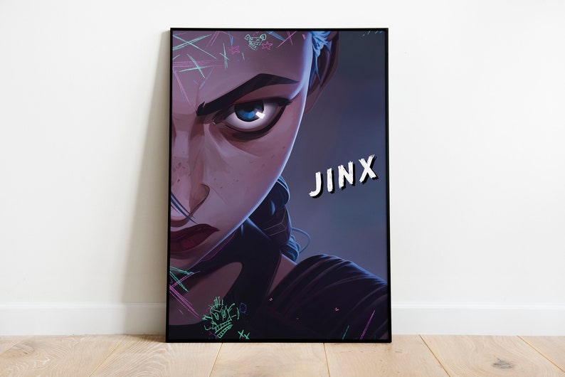 Arcane Jinx Wall Art Gaming Gifts Decor Art Wall Decor Jinx Wall Art ...
