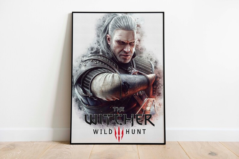 The Witcher 3 Posters Wall Decor Digital Print Game Room Decor Witcher ...