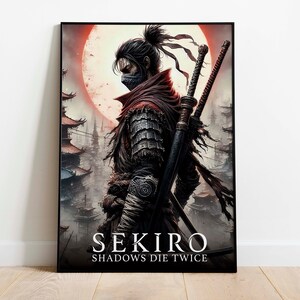 Sekiro Shadows Die Twice Poster | Game Room Decor | Wall Decor ...