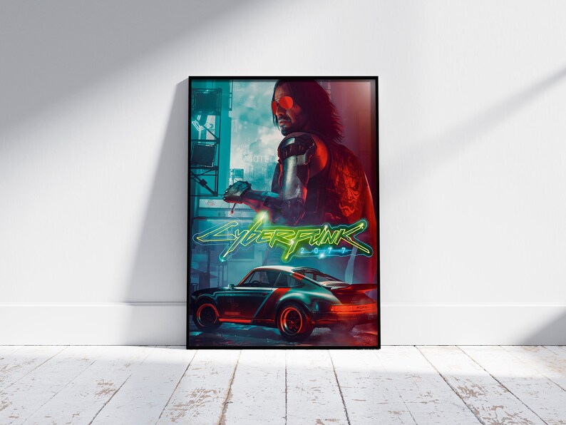 Cyberpunk 2077 Poster Video Games Posters Gaming Posters Wall Art Decor ...
