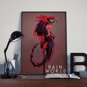 Rain World Game Poster | Gaming Poster | Gaming Decor | Gaming Gifts ...