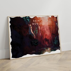 Rain World Game Poster | Gaming Poster | Gaming Gifts | Room Decor ...