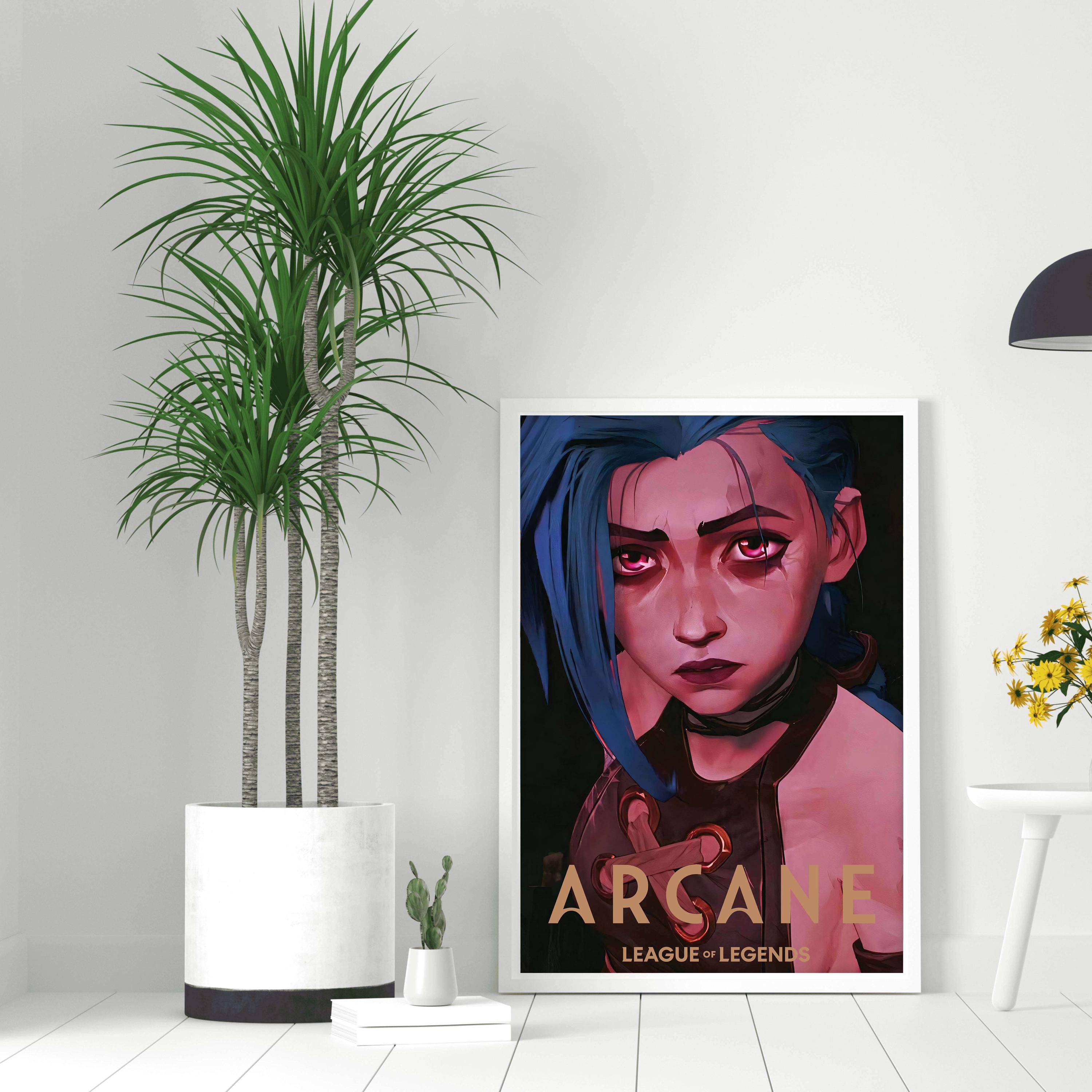 Arcane Jinx Poster | League of Legends | Gaming Gifts | Gaming Room ...