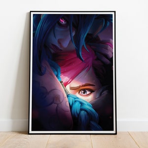Arcane Jinx Wall Art Gaming Gifts Decor Art Wall Decor Jinx Wall Art ...