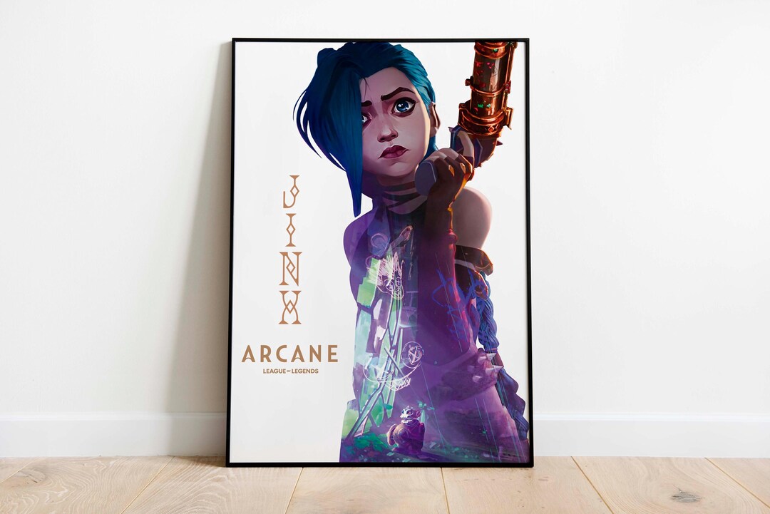 Epic Poster Arcane Wall Art Poster | League of Legends | Jinx Gaming ...