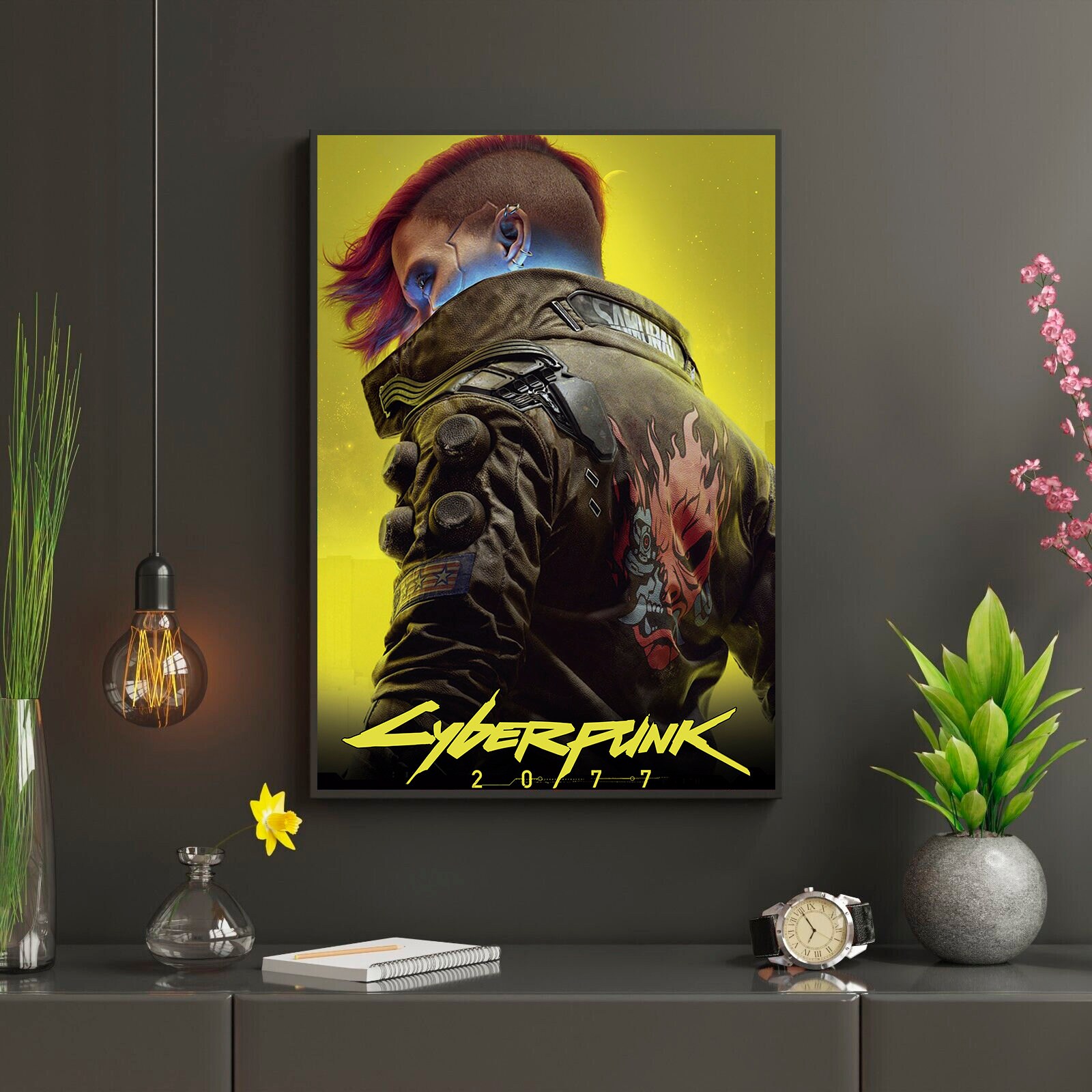 Cyberpunk Poster Gaming Posters Video Games Posters Gaming Decor Gaming ...