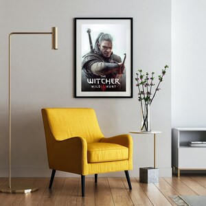 The Witcher 3: Wild Hunt | Game Room Decor | Wall Decor | Digital Print ...