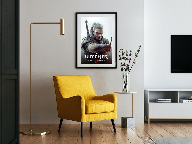 The Witcher 3: Wild Hunt | Game Room Decor | Wall Decor | Digital Print ...