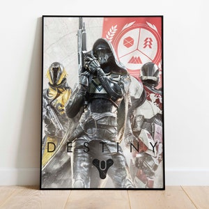 Destiny 2 Posters | Game Poster | Gaming Poster | Game Room Decor ...