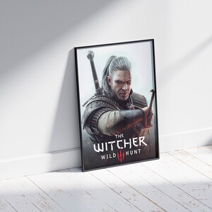 The Witcher 3: Wild Hunt | Game Room Decor | Wall Decor | Digital Print ...