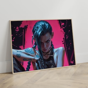 Arcane Jinx Wall Art Gaming Gifts Decor Art Wall Decor Jinx Wall Art ...