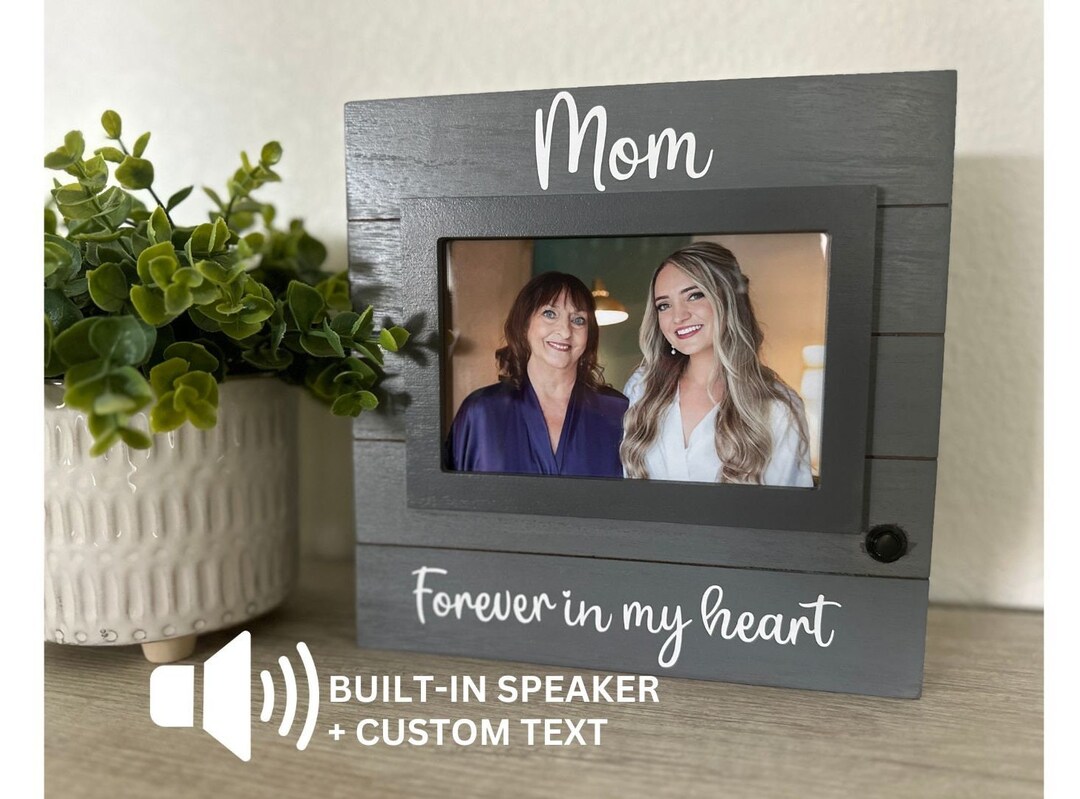 Memorial Audio Photo Frame W/ Speaker Play Lost Loved Ones Voicemails ...